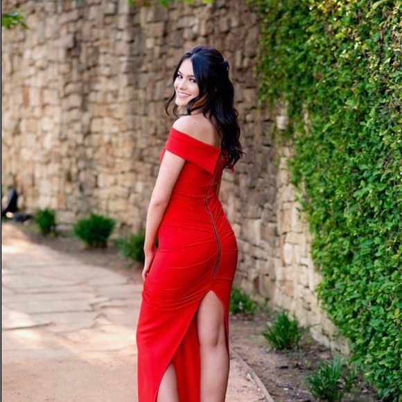 Jessica | Dresses | Jessica Angel Red Long Prom Dress Size 2 | Poshmark